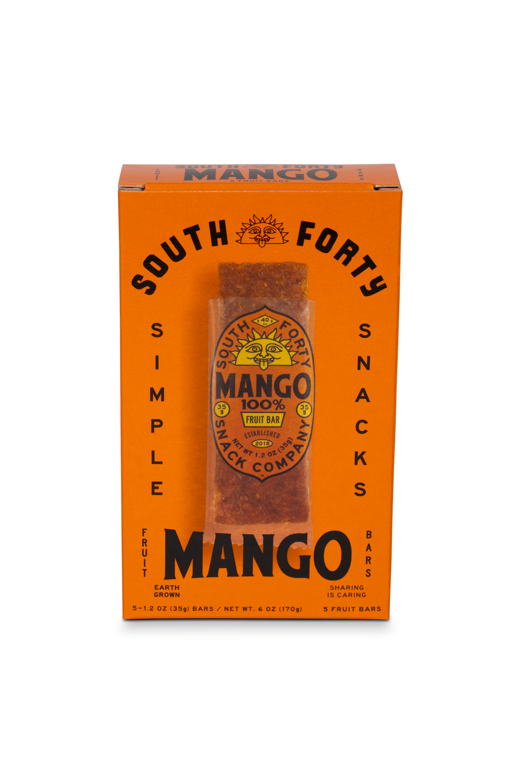 Mango Fruit Bars 5-Pack – South 40 Snacks