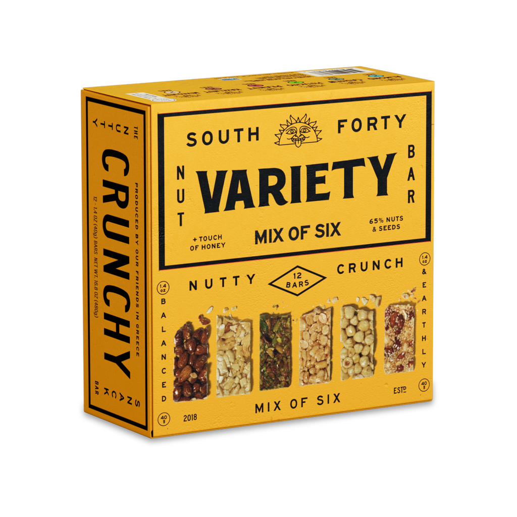 Nut Bar Variety 12-Pack | Mix of Six – South 40 Snacks